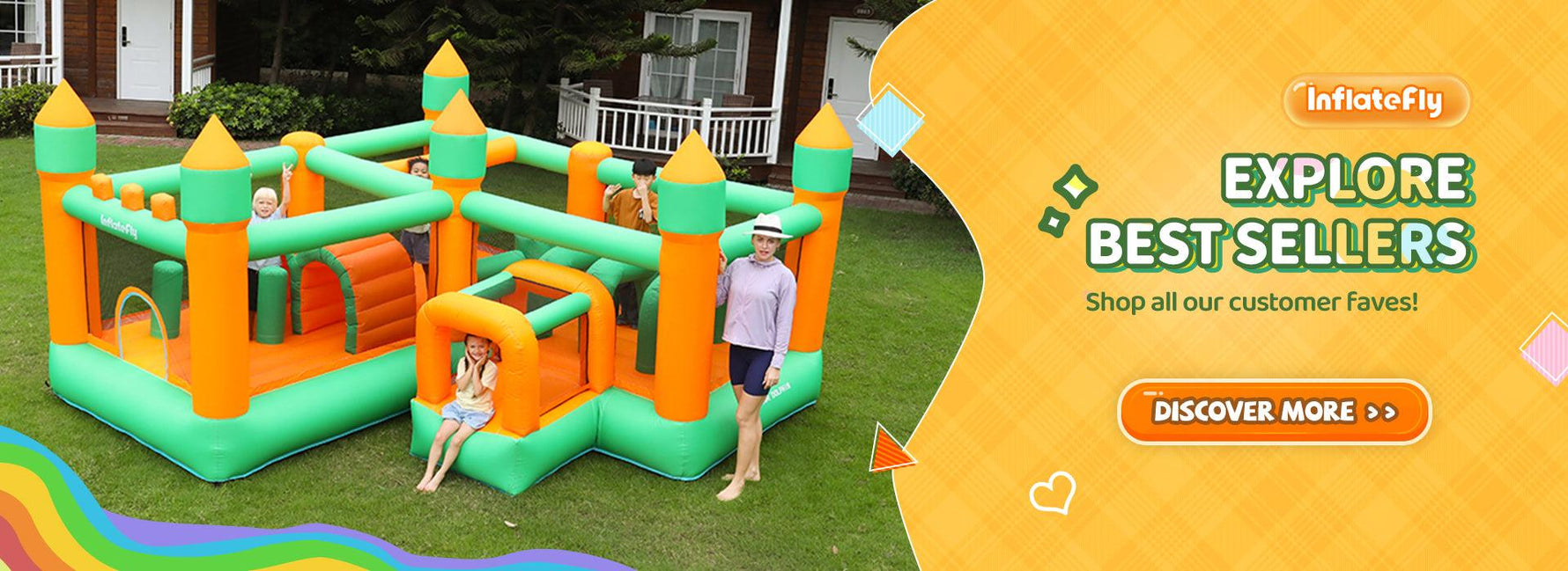 INFLATEFLY | Best Home Use Bounce Houses for Kids in USA
